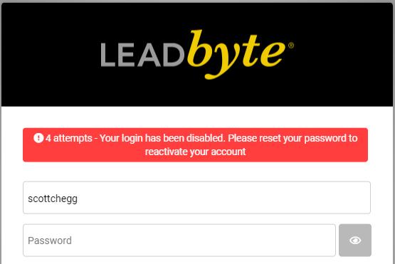 Unlocking locked user accounts - 🎥 – LeadByte Support